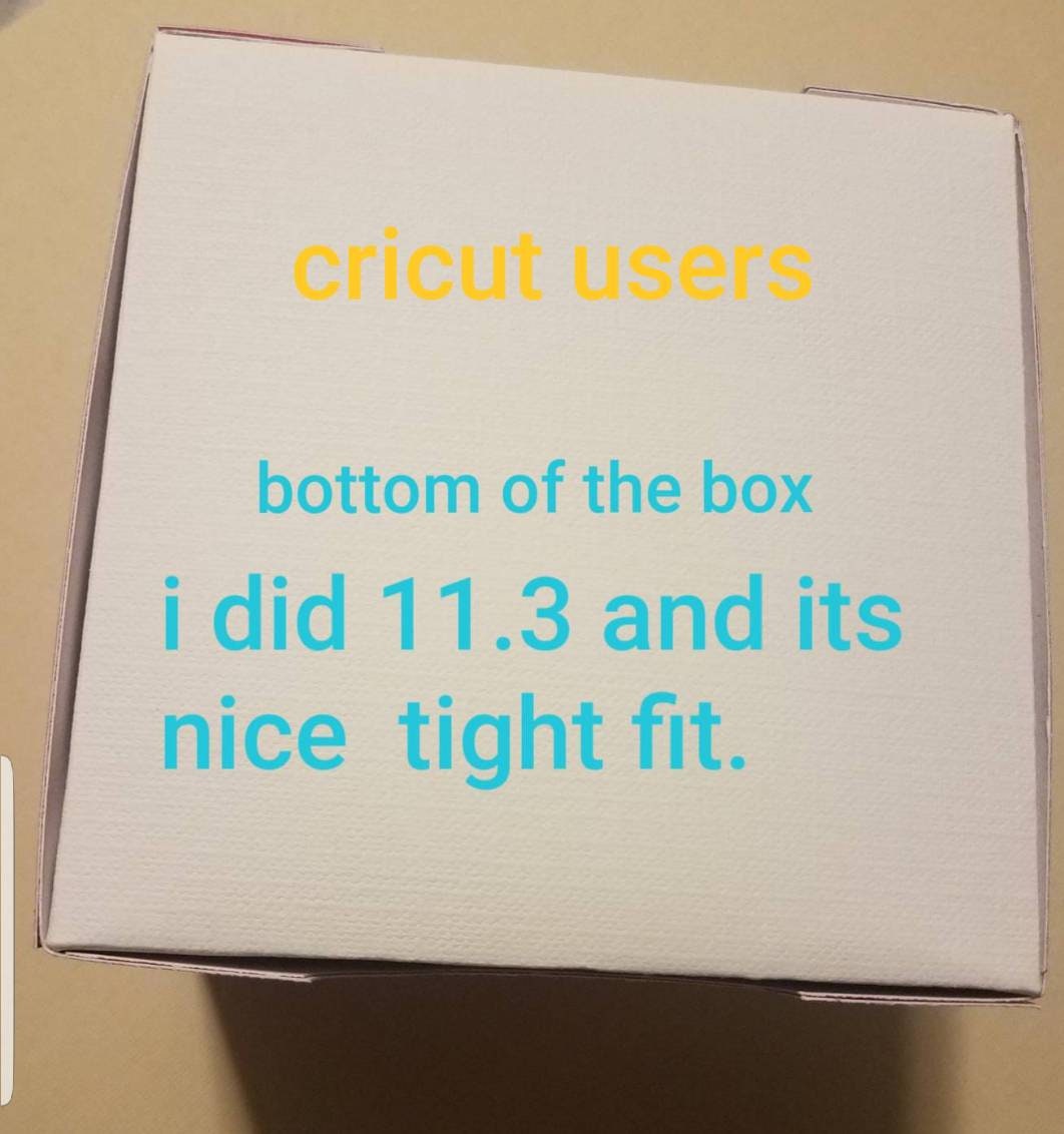 Box Template. 4x4x4 Box Made From 12x12 Cardstock. Gift Box. - Etsy