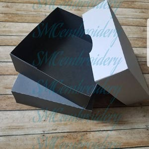 Box Template. Cut File. 7 Sizes. Box Made From 12x12 Cardstock. Diy Box ...