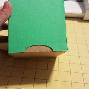 Box Template. 4x4x4 Box Made From 12x12 Cardstock. Gift Box. Diy Box ...