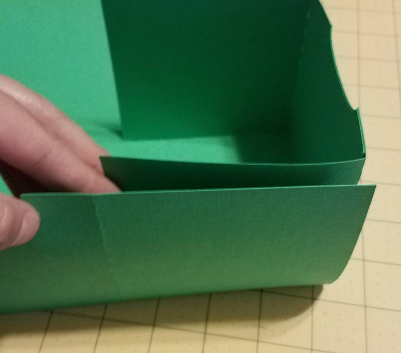 Box Template. 3.5 X 3.5 X 3.5 Box Made From 12x12 Cardstock. | Etsy