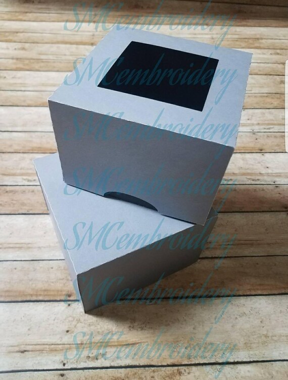 Box Template. Cut File. 5x5x3.5 In. Box Made From 12x12 | Etsy