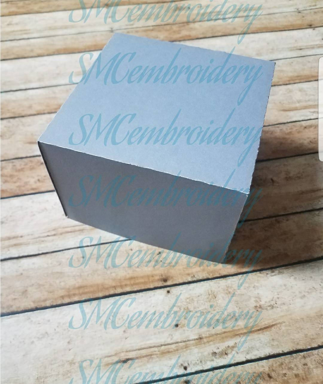 Box Template. Cut File. 5x5x3.5 In. Box Made From 12x12 | Etsy