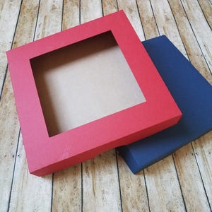 Box Template. Cut File. 9x9x1.5 Inches Box Made From 12x12 Cardstock ...