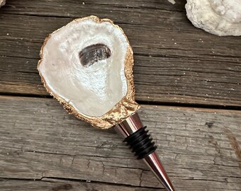 Oyster Shell Wine Stopper - Etsy