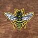 Honey Bee Patch, Single Embroidered Patch With Iron-on Back - Etsy