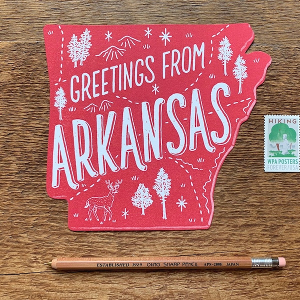 Arkansas Postcard - Etsy