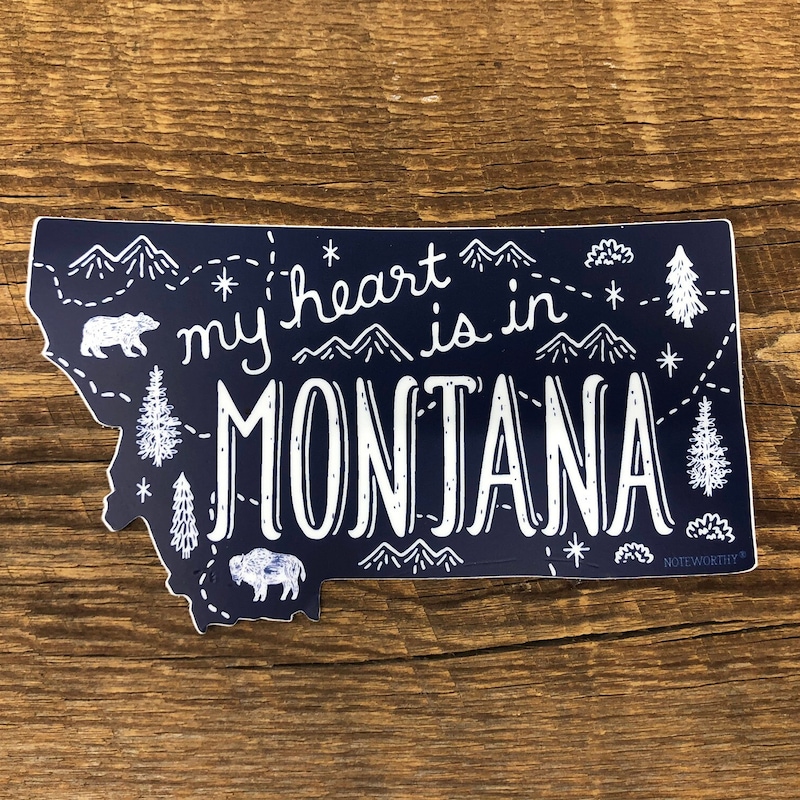 Montana Sticker - Etsy