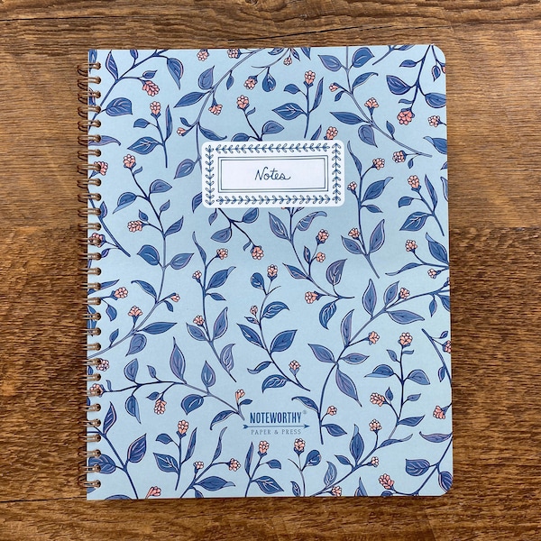 Blue Notebook - Etsy