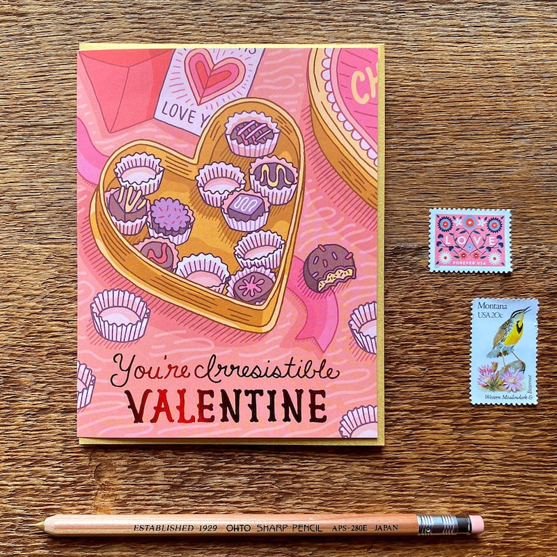 Boxed Valentine Cards - Etsy