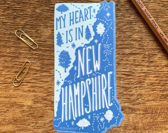 Custom New Hampshire Home Vinyl Decal Available in 20 - Etsy
