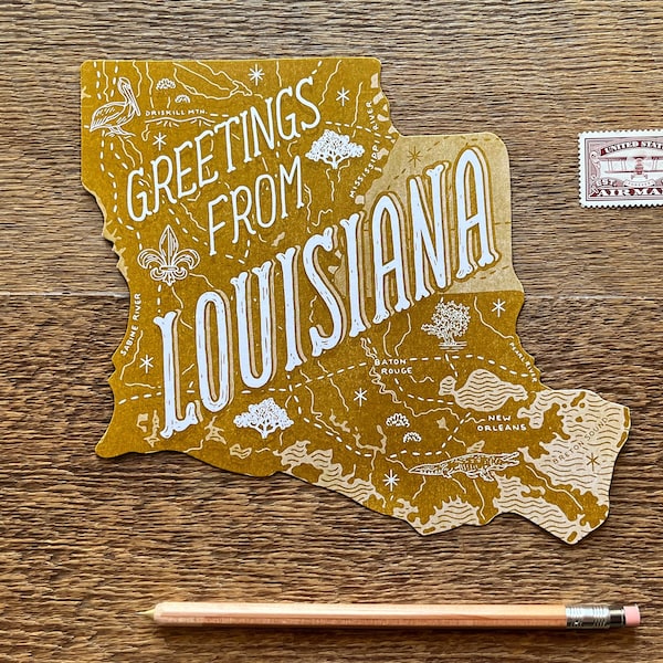 Louisiana Letterpress - Etsy