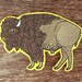 Bison Patch Buffalo Patch Explore Patch Single Embroidered - Etsy