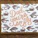 Dad Fly Card You're so Fly Dad Fishing Dad Outdoors - Etsy