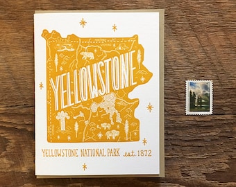 Yellowstone Birthday Card - Etsy UK
