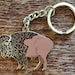 Bison Enamel Keychain Buffalo Keychain Explore Keychain | Etsy