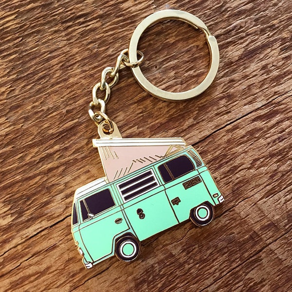 Camper Van Keychain - Etsy