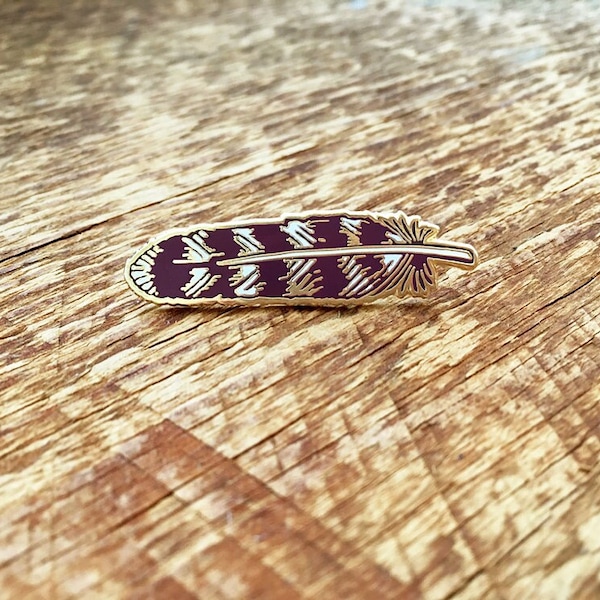 Feather Lapel Pin - Etsy