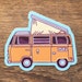 Camper Sticker, Camper Bus Sticker, Camping Sticker, Single Die Cut ...