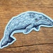 Gray Whale Sticker, Whale Sticker, Outdoor Sticker, Single Die Cut ...