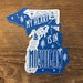 Michigan Sticker Michigan State Sticker Bumper Sticker - Etsy