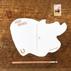 Bucking Bronco Postcard, Howdy Pardner, Cowboy Postcard, Bucking Bronco ...