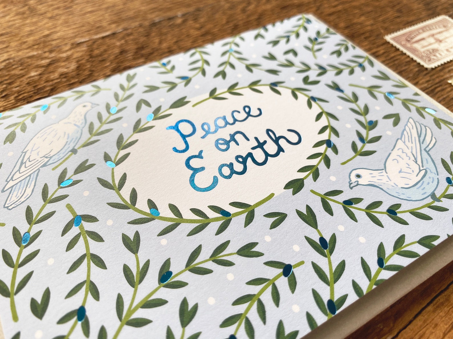 Peace on Earth Doves and Olive Branches Boxed Set of 6 - Etsy