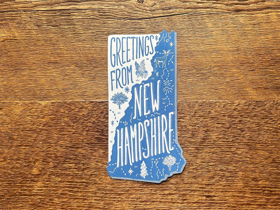 New Hampshire Postcard, Greetings From New Hampshire, the Granite State ...