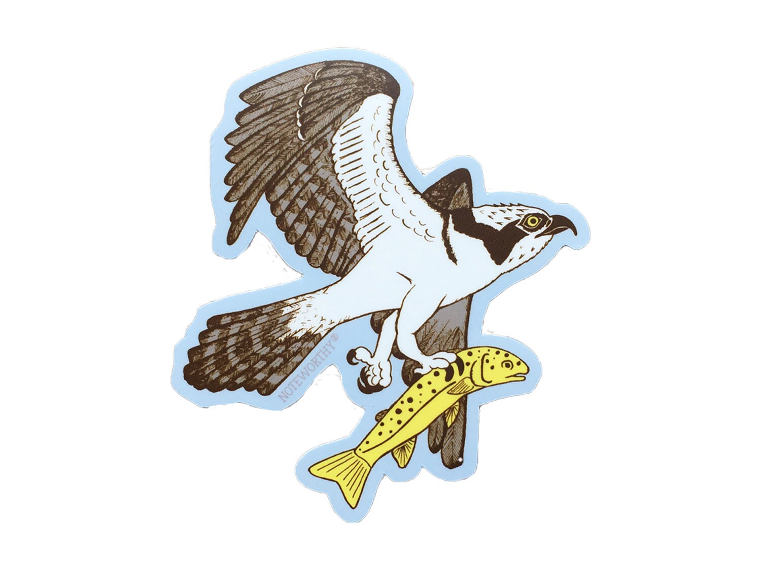 Osprey Sticker, Wildlife Sticker, Outdoor Sticker, Single Die Cut Vinyl ...