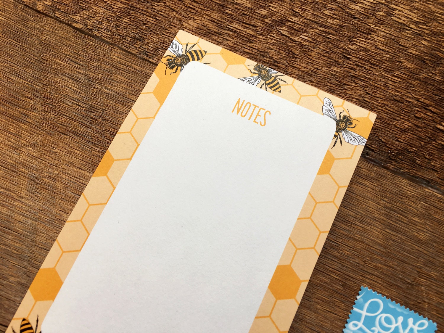 Honey Bee Pocket Notepad Bee Gift Office Supplies 3.5 X 5.5 | Etsy