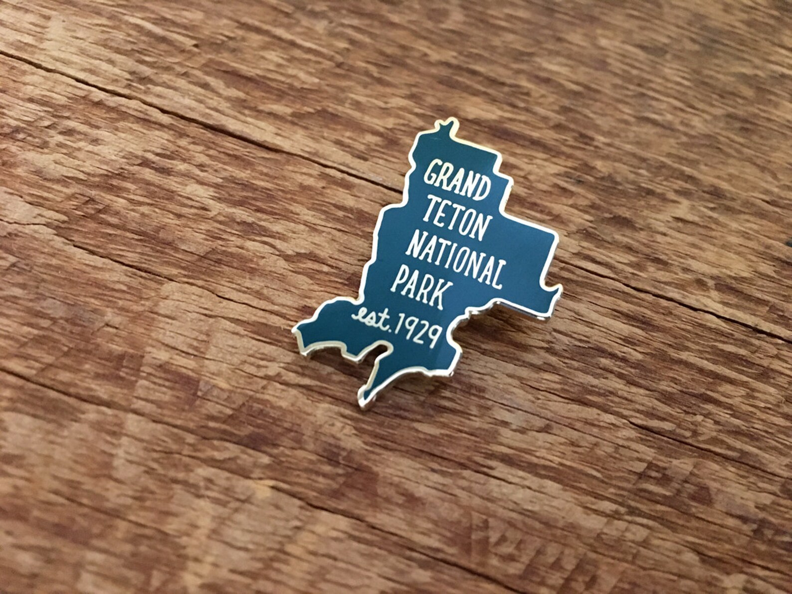 Grand Teton National Park Enamel Pin National Park Pin - Etsy