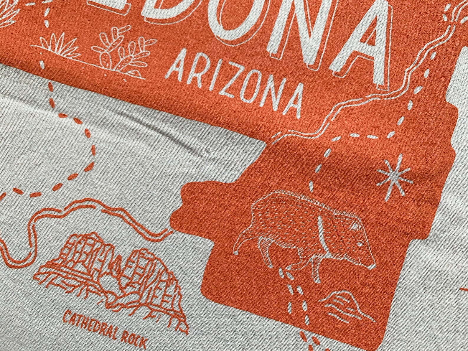 Sedona Arizona Tea Towel Sedona Tea Towel Single Screen | Etsy
