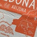 Sedona Arizona Tea Towel, Sedona Tea Towel, Single Screen Printed ...