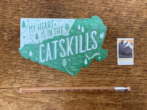 Catskills Sticker New York Sticker Bumper Sticker Single | Etsy