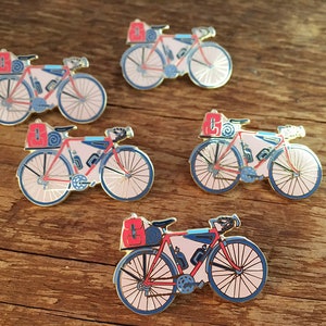 Bicycle Enamel Pin, Outdoors Enamel Pin, Single Hard Enamel Pin With ...