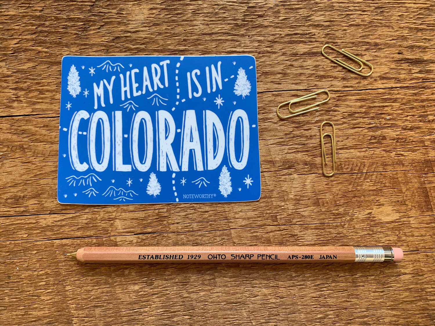 Colorado Sticker Colorado State Map Sticker Bumper Sticker | Etsy