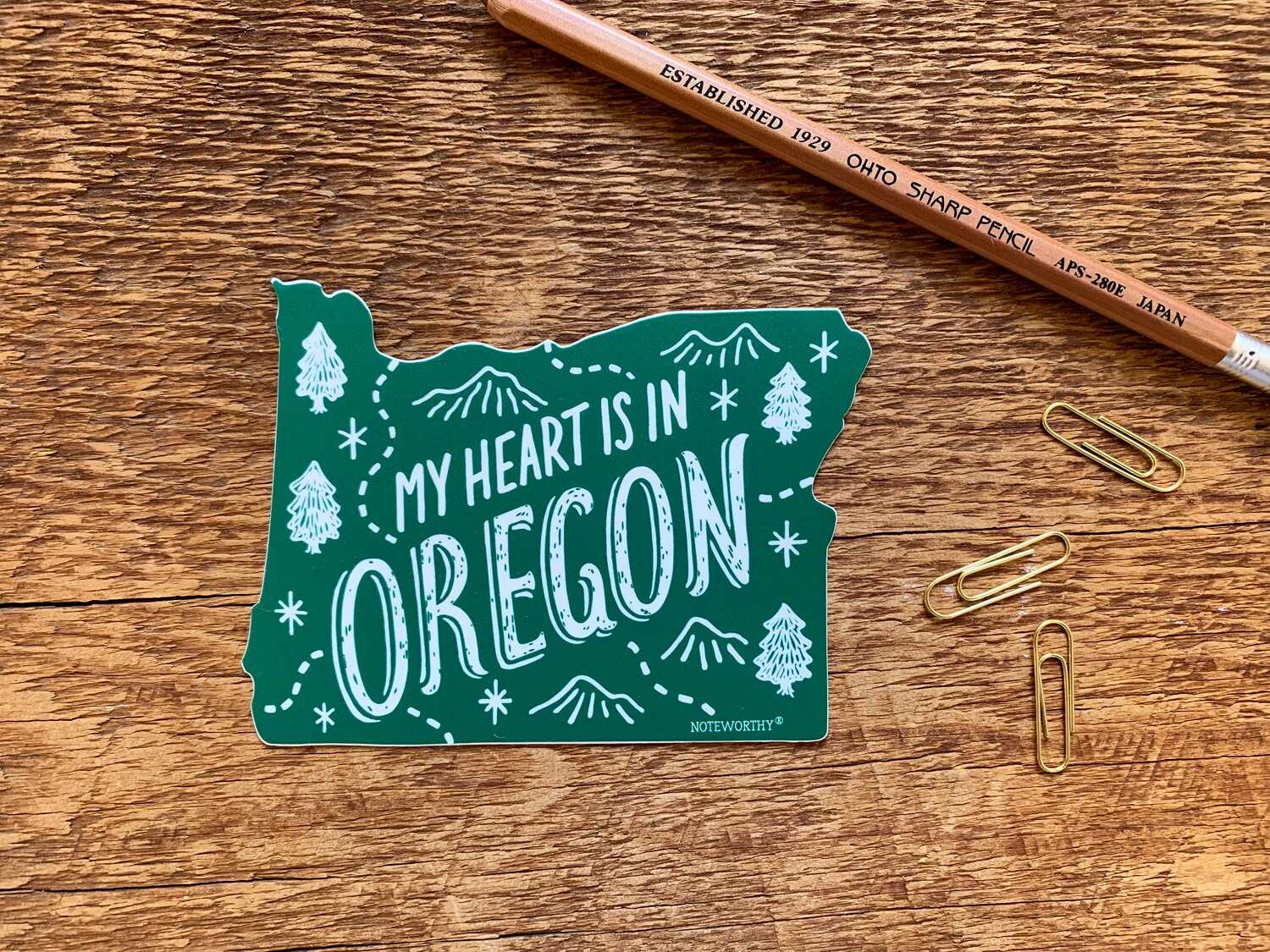 Oregon Sticker Oregon State Sticker Bumper Sticker Single - Etsy