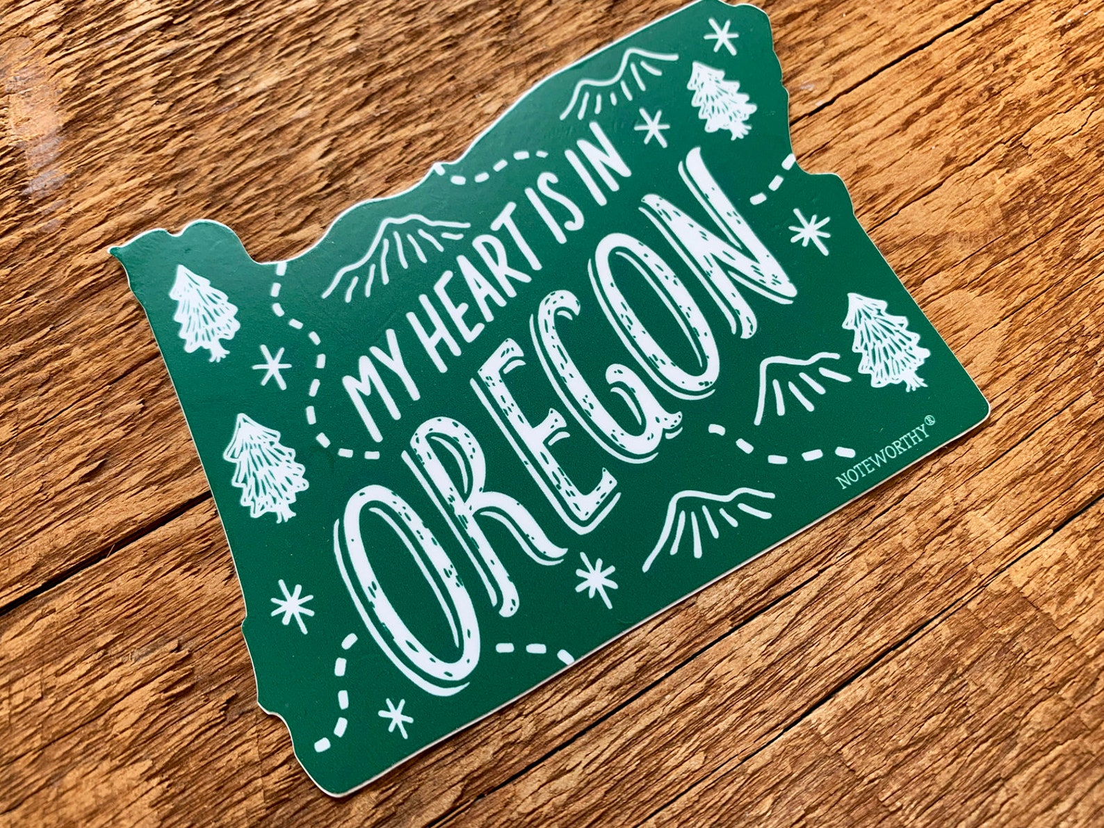 Oregon Sticker Oregon State Sticker Bumper Sticker Single - Etsy