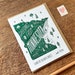 Minnesota Greeting Card, Greetings From Minnesota, A6 Folded Note Card ...