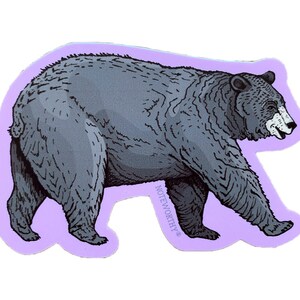 Black Bear Sticker, Bear Sticker, Single Die Cut Vinyl Sticker - Etsy
