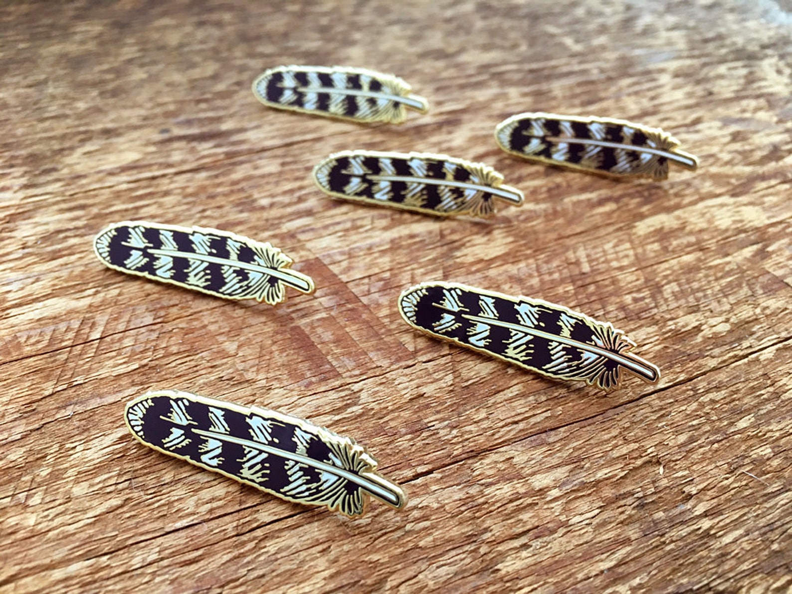 Feather Enamel Pin Outdoors Enamel Pin Single Hard Enamel - Etsy