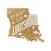 Louisiana Sticker, Louisiana State Sticker, Single Die Cut Vinyl ...