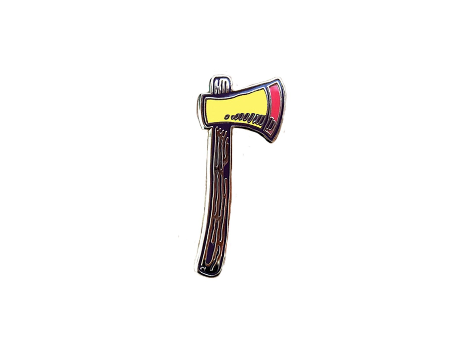Axe Enamel Pin, Outdoors Enamel Pin, Single Hard Enamel Pin With ...