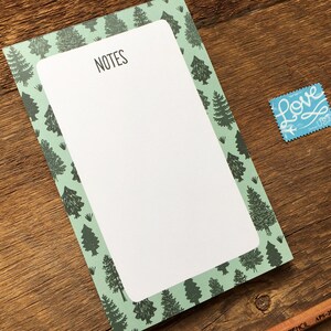 Tree Pocket Notepad, Pine Tree Notes, Office Supplies, 3.5 X 5.5 ...