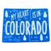 Colorado Sticker Colorado State Map Sticker Bumper Sticker - Etsy