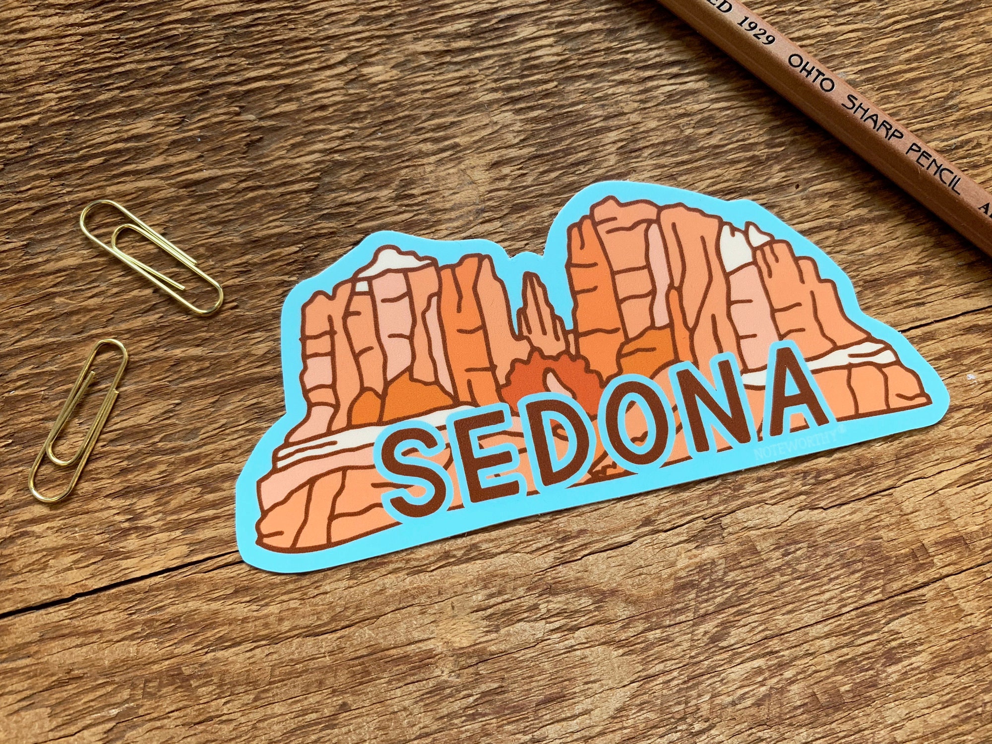 Sedona Sticker Cathedral Rock Sticker Bumper Sticker Single | Etsy