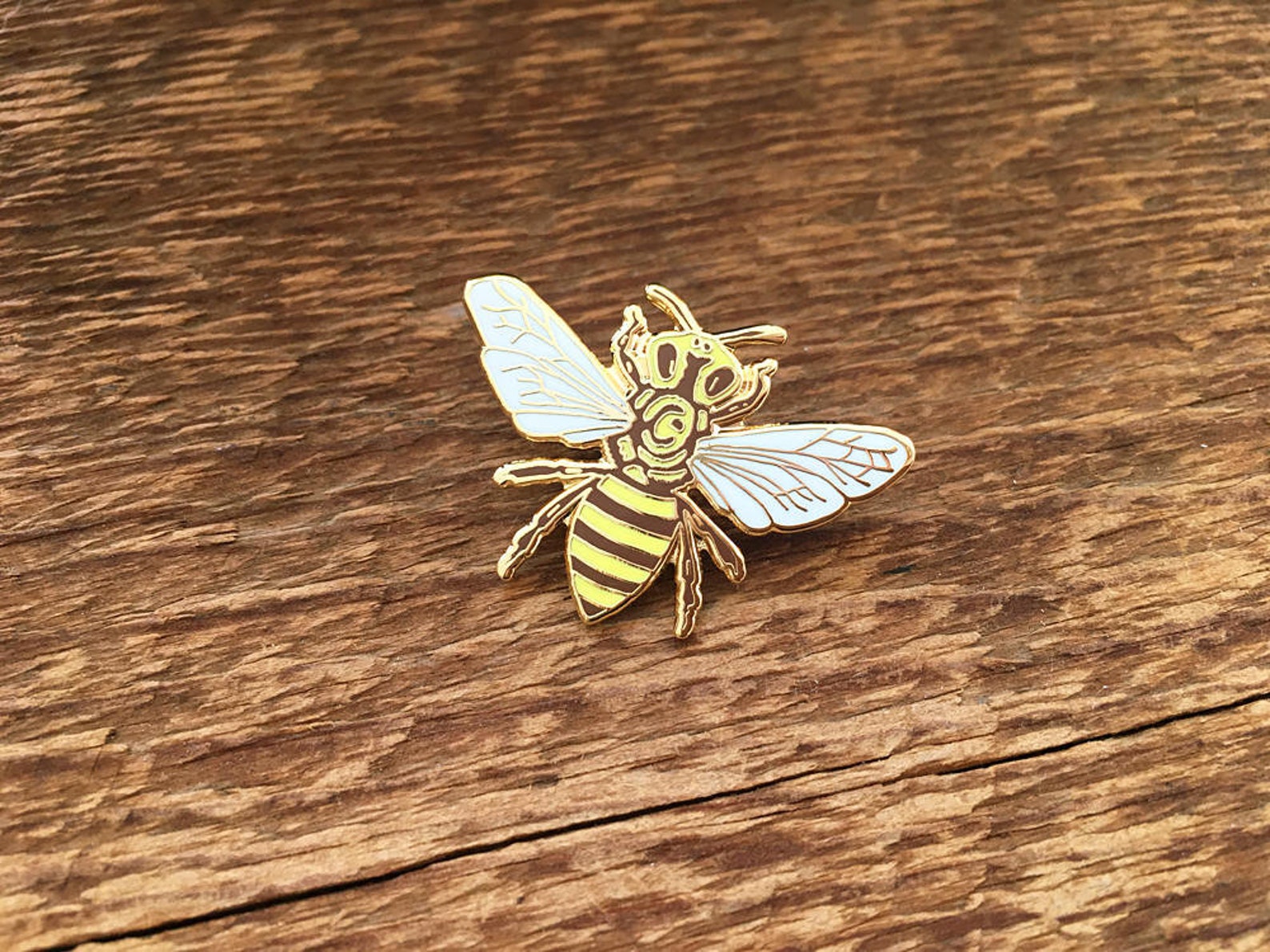 Honey Bee Enamel Pin Bee Enamel Pin Single Hard Enamel Pin - Etsy