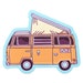 Camper Sticker, Camper Bus Sticker, Camping Sticker, Single Die Cut ...