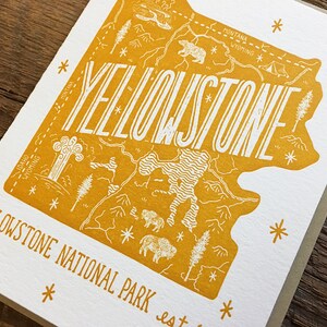 Yellowstone National Park Greeting Card, Boxed Set of 6, A2 Folded Note ...