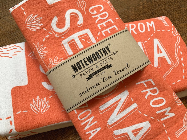 Sedona Arizona Tea Towel Sedona Tea Towel Single Screen | Etsy