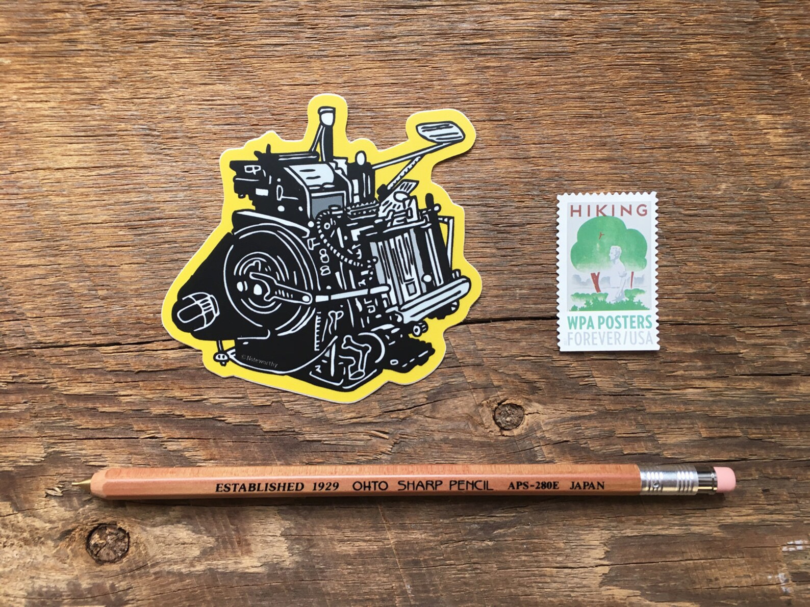 Heidelberg Sticker Letterpress Printing Press Sticker Single - Etsy